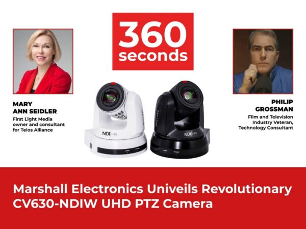 Marshall Unveils CV630-NDIW UHD PTZ Camera